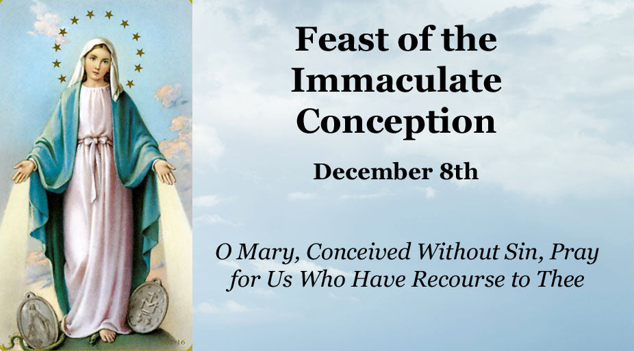 The Immaculate Conception of the Blessed Virgin Mary – In His Name Store