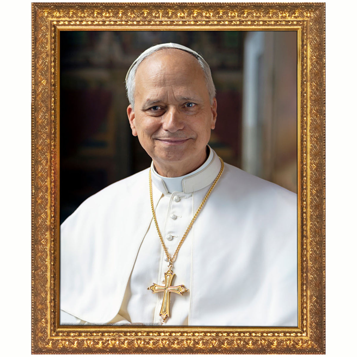 8x10 Pope Leo XIV Framed Formal Portrait – In His Name Store