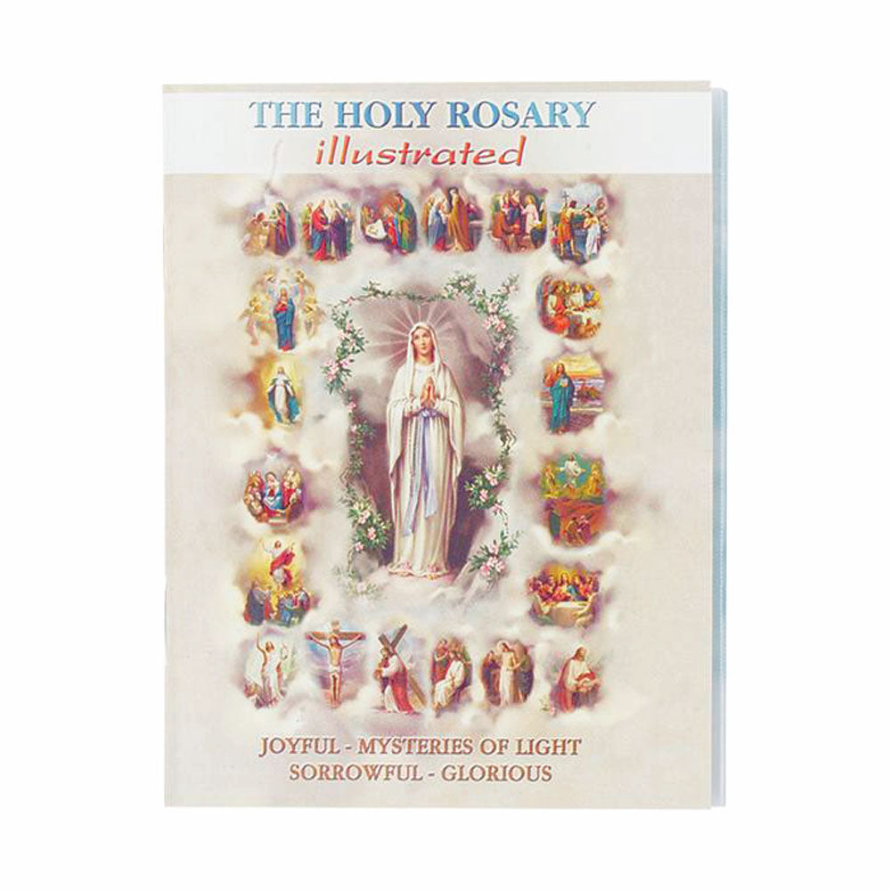 Illustrated Holy Rosary Mini Booklet HR-03 – In His Name Store